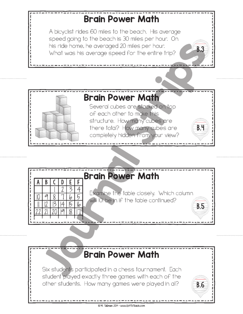 Brain Power Math [Book B] • Teacher Thrive