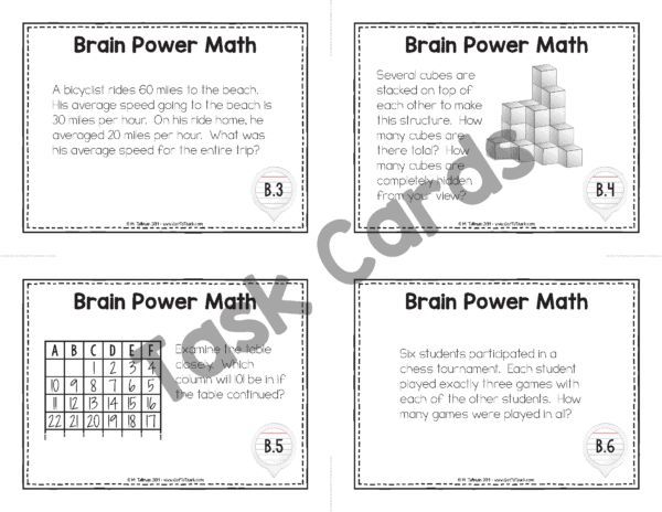 Brain Power Math [Book B] • Teacher Thrive