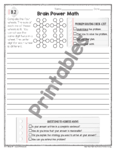 Brain Power Math [Book B] • Teacher Thrive