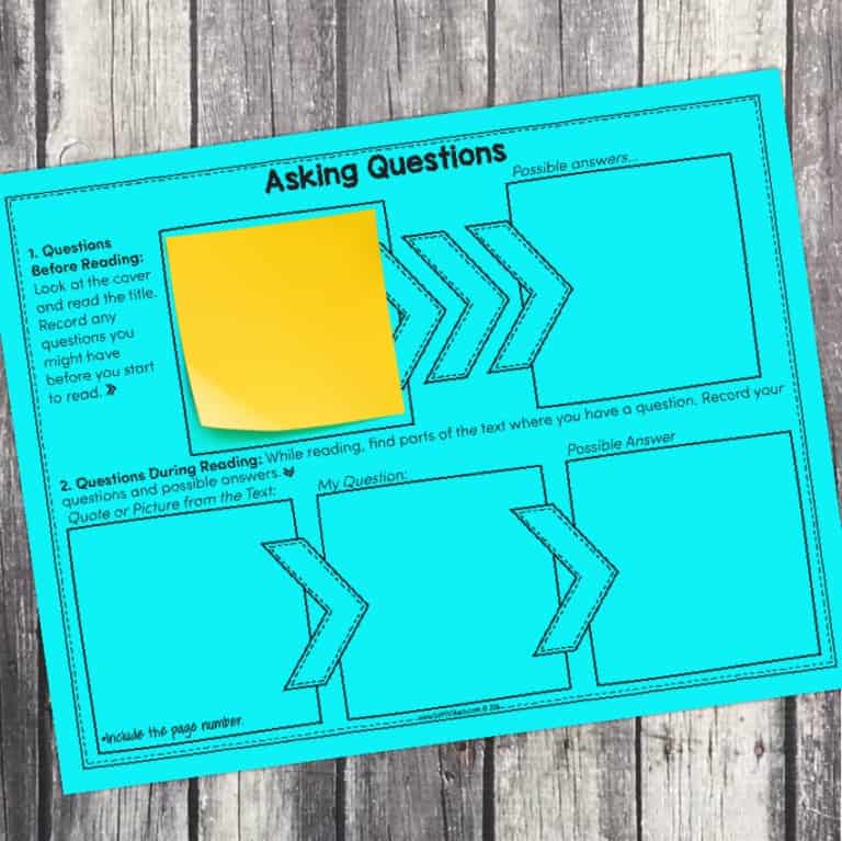 Interactive Reading Strategy Cards • Teacher Thrive