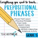Fifth Grade Grammar Bundle • Teacher Thrive