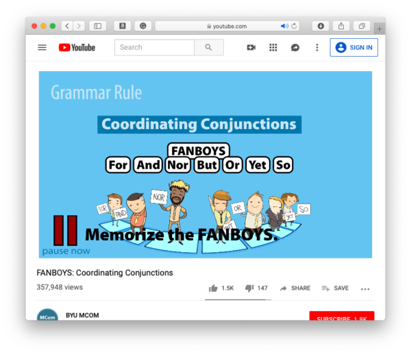 Tips, Tricks, and Resources for Teaching Coordinating Conjunctions ...