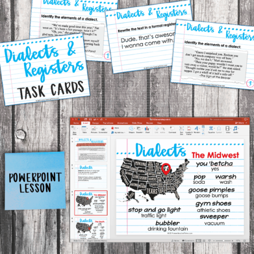 Fifth Grade Grammar: Comparing Dialects and Registers • Teacher Thrive