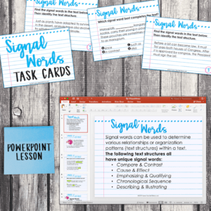 Fifth Grade Grammar: Signal Words • Teacher Thrive