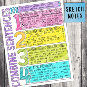 Fifth Grade Grammar: Combine Sentences • Teacher Thrive