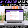 4th Grade Daily Math Spiral Review [DIGITAL] • Teacher Thrive