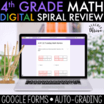 4th Grade Daily Math Spiral Review [DIGITAL] • Teacher Thrive