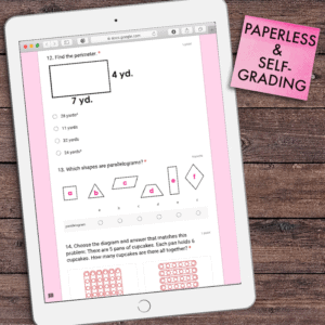 3rd Grade Weekly Math Assessments [DIGITAL] • Teacher Thrive