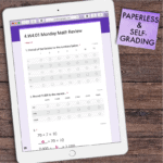 4th Grade Daily Math Spiral Review [DIGITAL] • Teacher Thrive