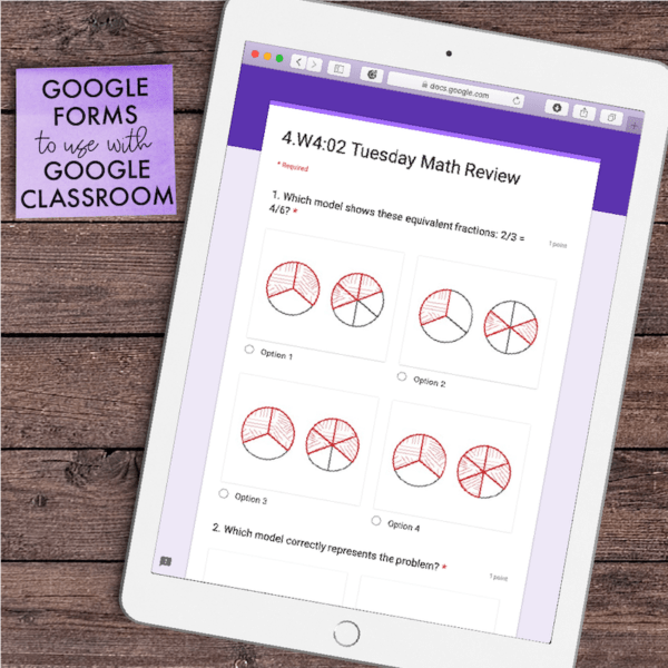 4th Grade Daily Math Spiral Review [DIGITAL] • Teacher Thrive