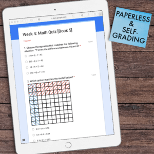 5th Grade Weekly Math Assessments [DIGITAL] • Teacher Thrive