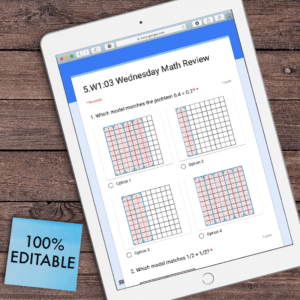 5th Grade Daily Math Spiral Review [DIGITAL] • Teacher Thrive