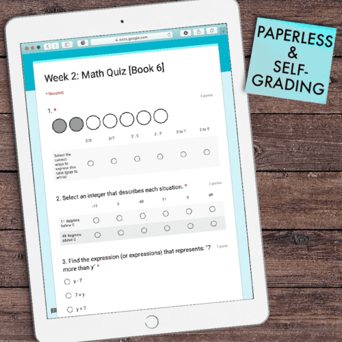 6th Grade Weekly Math Assessments [DIGITAL] • Teacher Thrive