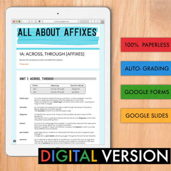 Greek and Latin Roots, Prefixes, Suffixes Ultimate Bundle • Teacher Thrive