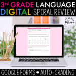 3rd Grade Language Spiral Review [DIGITAL] • Teacher Thrive