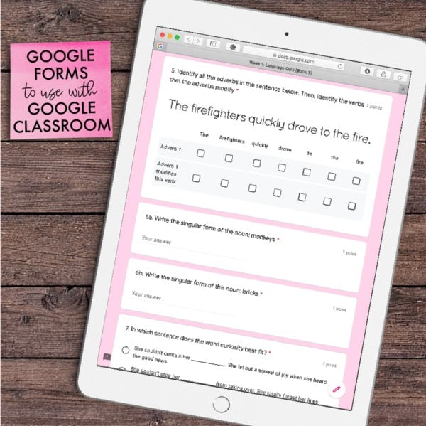 3rd Grade Weekly Language Assessments [DIGITAL] • Teacher Thrive