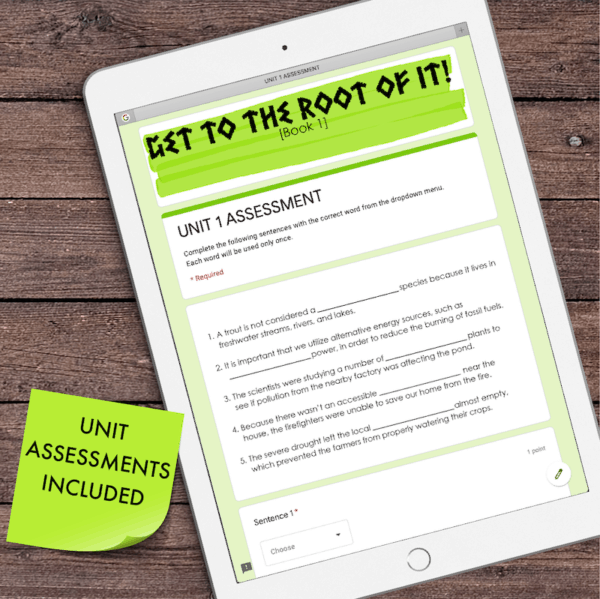 DIGITAL Greek and Latin Roots [Book 1] • Teacher Thrive