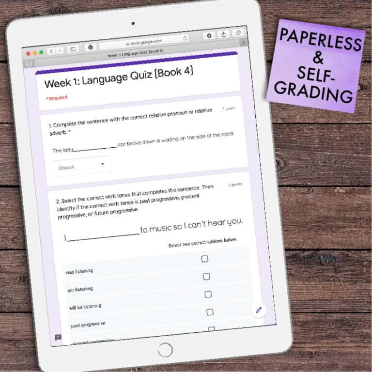 4th Grade Weekly Language Assessments [DIGITAL] • Teacher Thrive