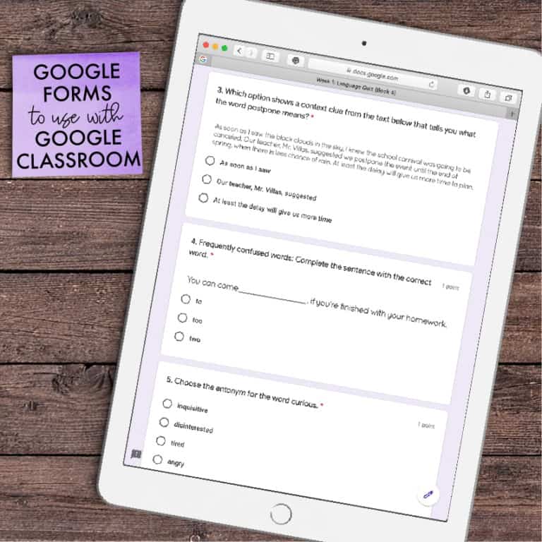 4th Grade Weekly Language Assessments [DIGITAL] • Teacher Thrive