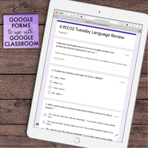 4th Grade Language Spiral Review [DIGITAL] • Teacher Thrive