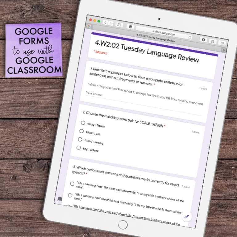 4th Grade Language Spiral Review [DIGITAL] • Teacher Thrive