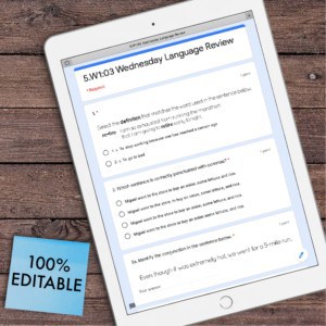 5th Grade Language Spiral Review [DIGITAL] • Teacher Thrive