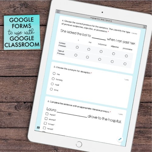 6th Grade Weekly Language Assessments [DIGITAL] • Teacher Thrive