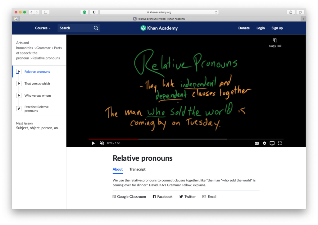 Relative Pronouns • Teacher Thrive