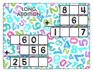 Math Tiles: Long Addition • Teacher Thrive