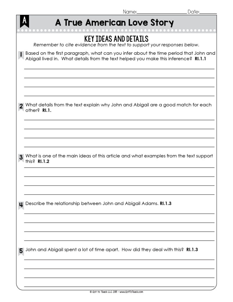 Valentine's Day Close Reading • Teacher Thrive