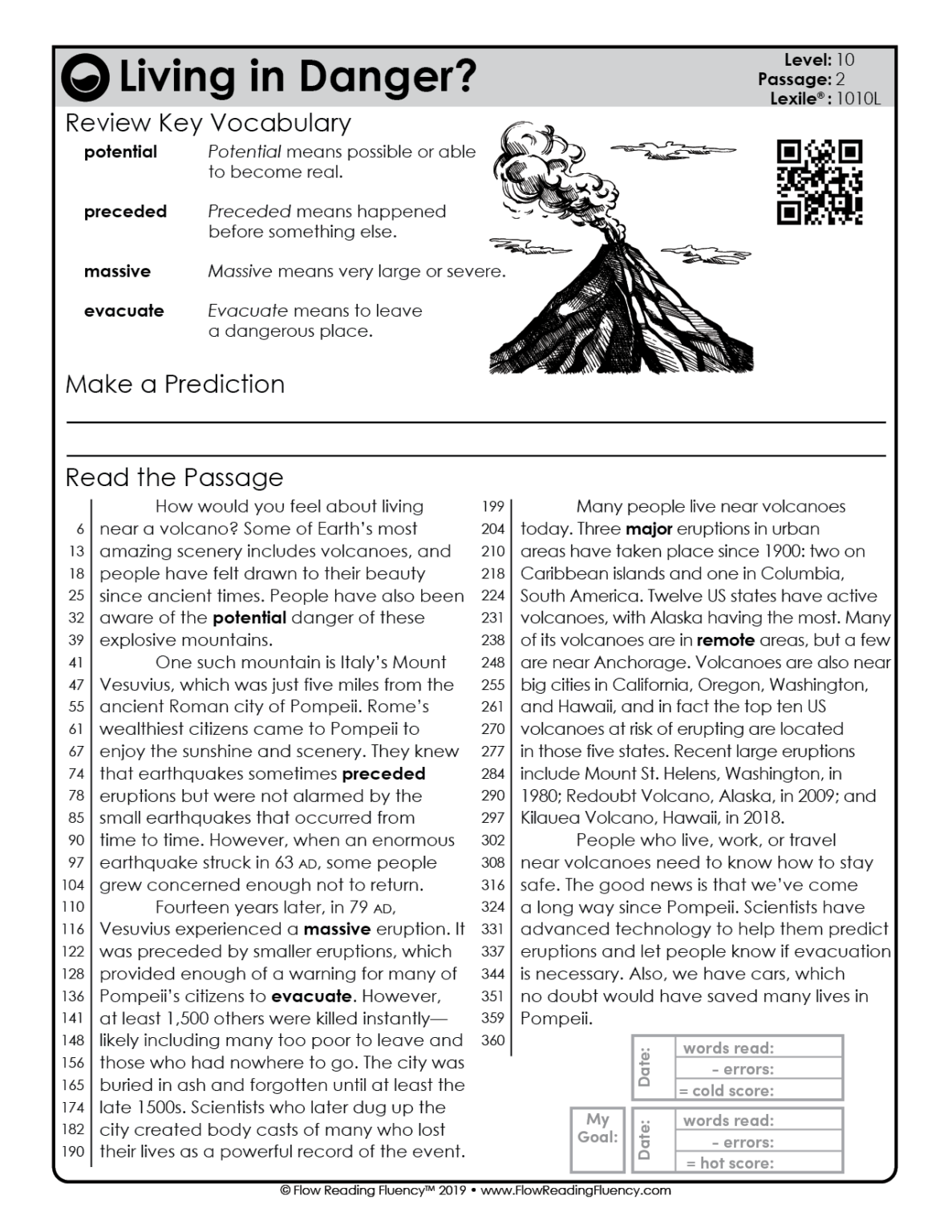 Level 10: Flow Reading Fluency (PRINTABLE) • Teacher Thrive