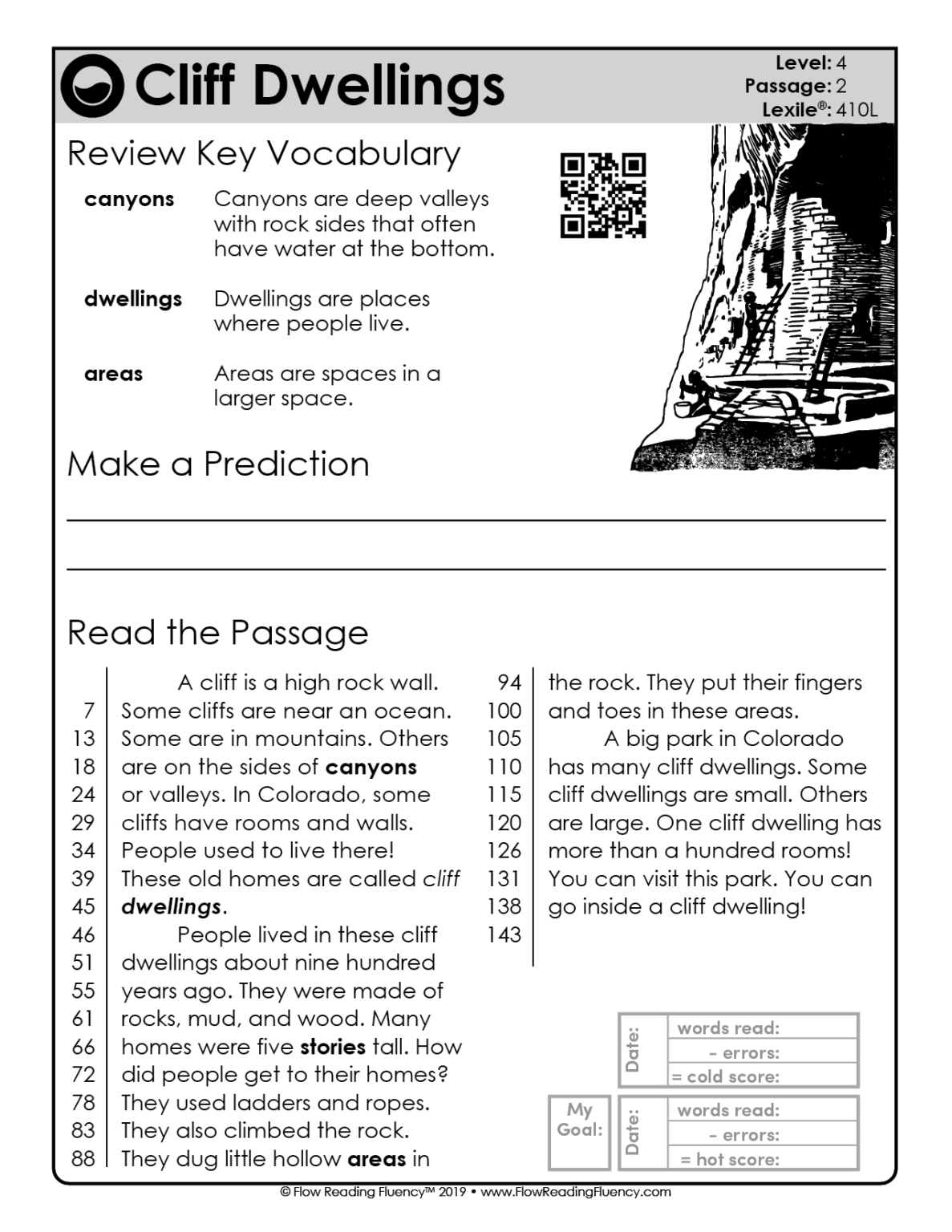 Level 4: Flow Reading Fluency (PRINTABLE) • Teacher Thrive
