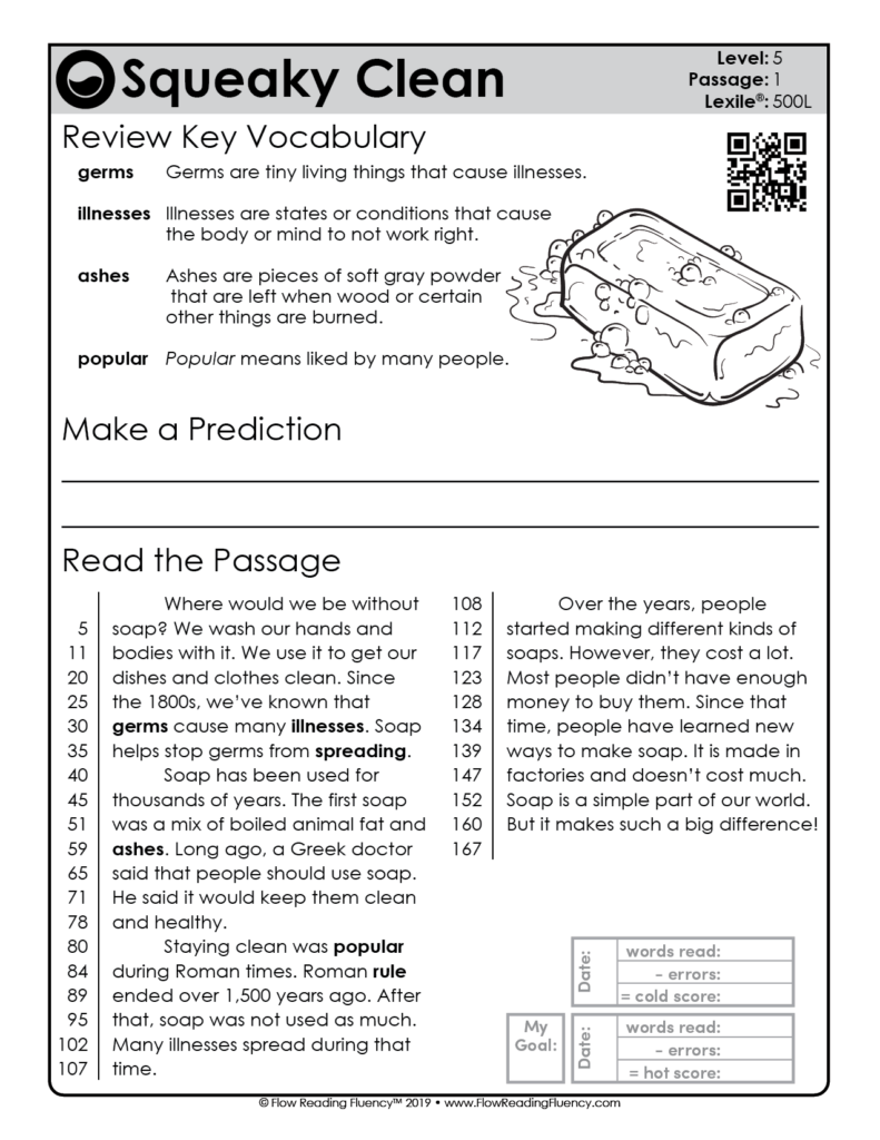 Level 5: Flow Reading Fluency (PRINTABLE) • Teacher Thrive