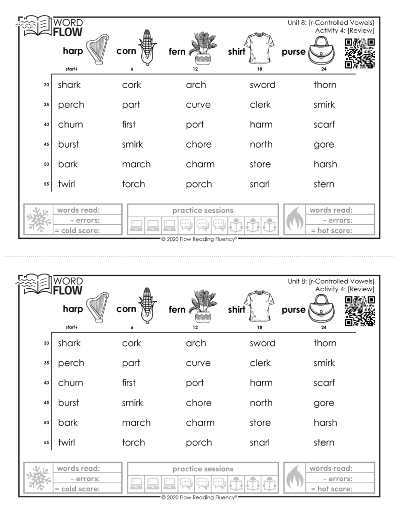 Word Flow: Phonics-Based Flow Reading Fluency (PRINTABLE) • Teacher Thrive
