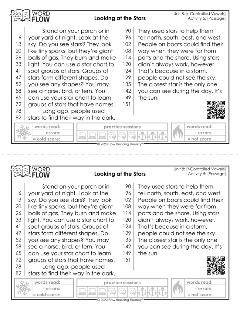 Word Flow: Phonics-Based Flow Reading Fluency (PRINTABLE) • Teacher Thrive