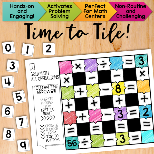 Math Tiles Math Grids All Operations Teacher Thrive