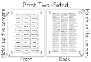 Nonfiction Text Structures Key Words and Phrases • Teacher Thrive