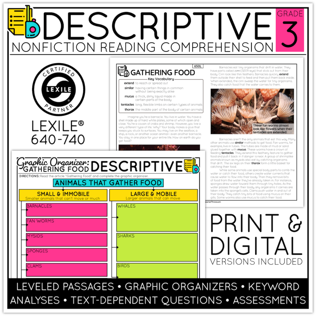 3rd Grade Nonfiction Text Structures Reading Comprehension Bundle ... 3rd Grade Nonfiction Text Structures Reading Comprehension Bundle ...