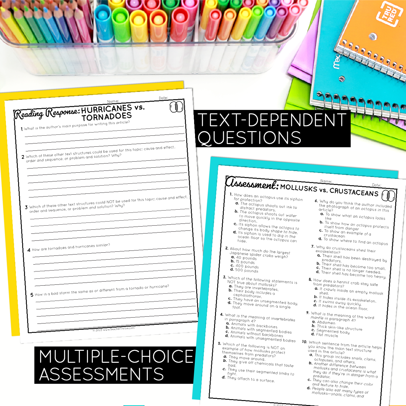 4th Grade Compare and Contrast Nonfiction Text Structure Reading ...