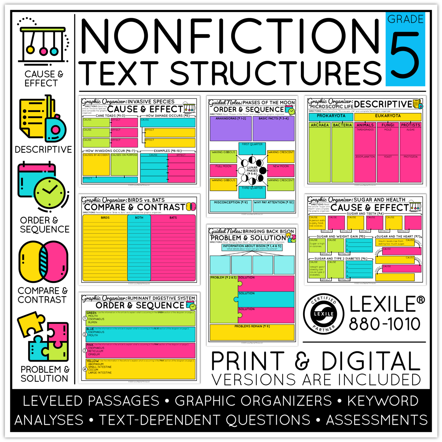 Tips for Teaching Nonfiction Text Structures • Teacher Thrive