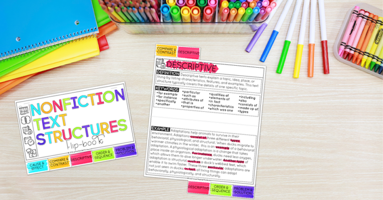 Nonfiction Text Structures • Teacher Thrive
